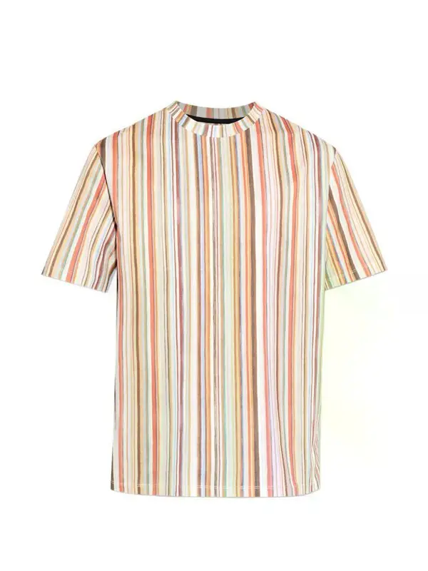 Paul Smith Striped Short-sleeves T-shirt - Neutrals