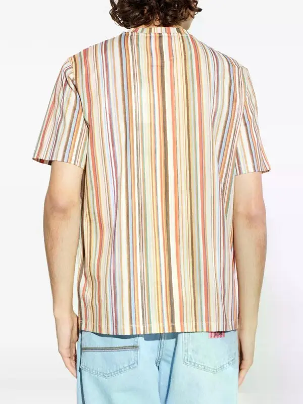 Paul Smith Striped Short-sleeves T-shirt - Neutrals