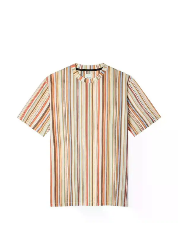 Paul Smith Striped Short-sleeves T-shirt - Neutrals
