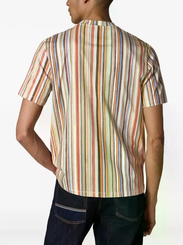 Paul Smith Striped Short-sleeves T-shirt - Neutrals