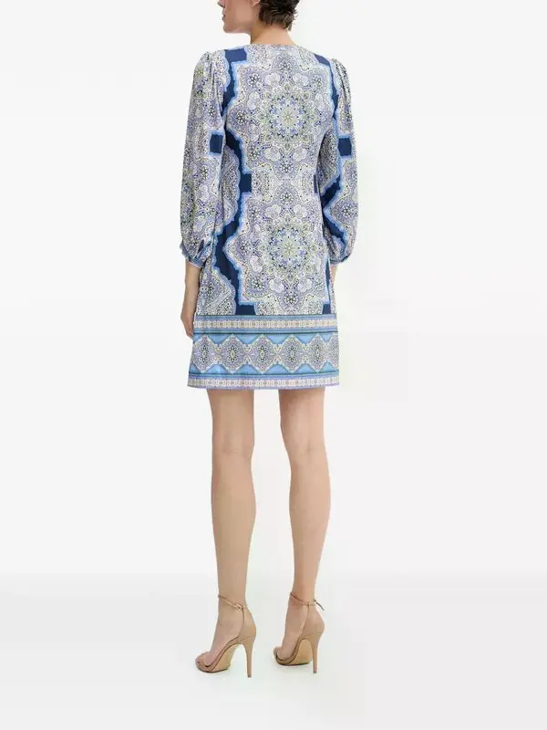 Hale Bob Avah V-neck Printed Dress
