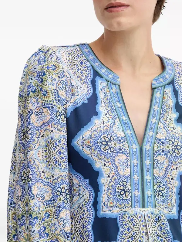 Hale Bob Avah V-neck Printed Dress