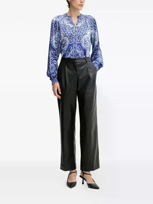 Hale Bob Marianna Printed Button Top