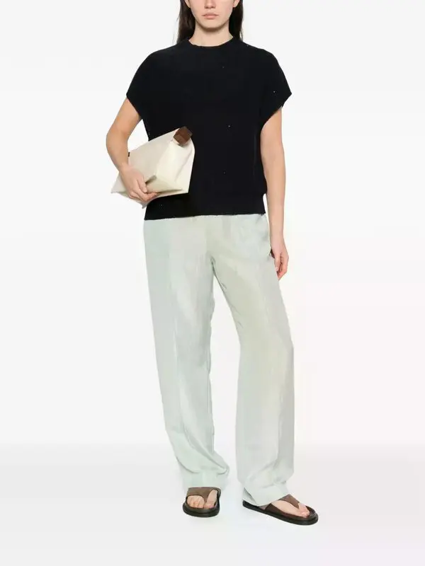 Fabiana Filippi Perforated Knit Top