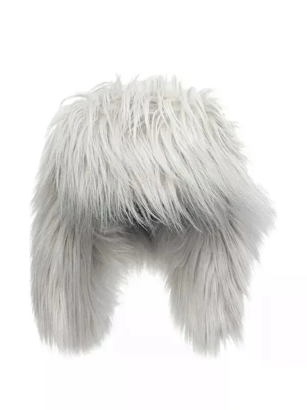 Ruslan Baginskiy Faux-fur Hat With Ear Flaps - Grey