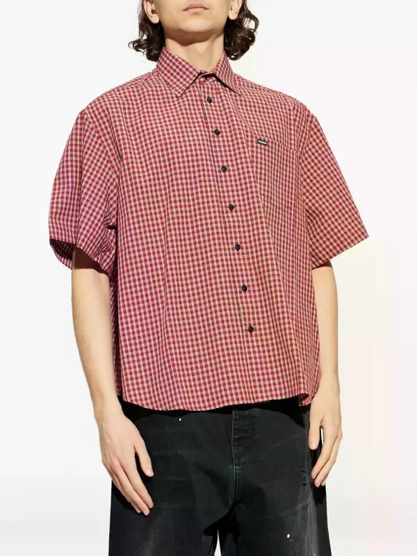 Vetements Check Short-sleeve Shirt