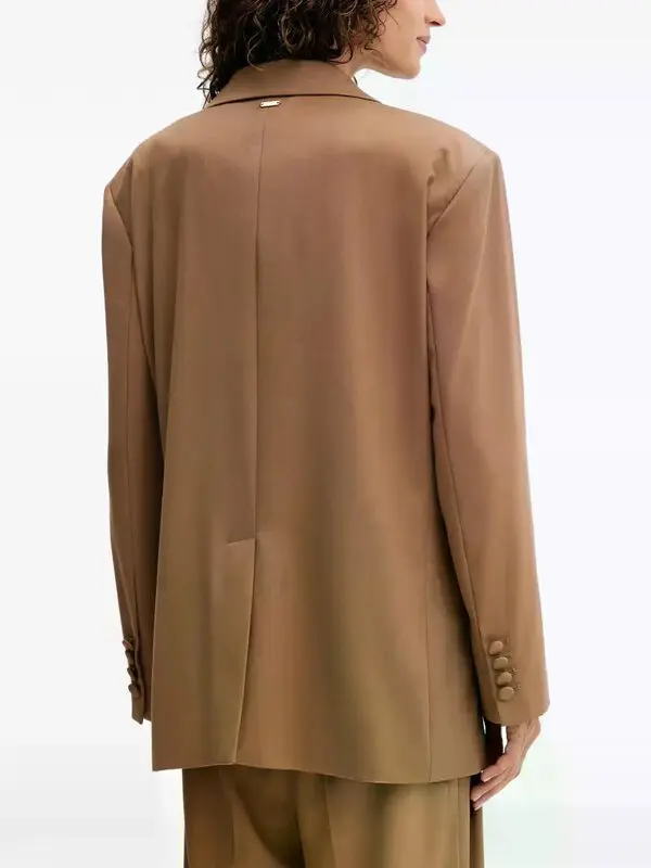 FRACOMINA Crown-embellished Long Blazer