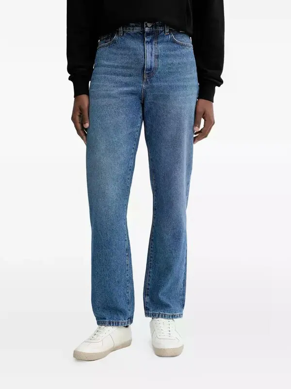 Iceberg Five-pocket Straight Leg Jeans