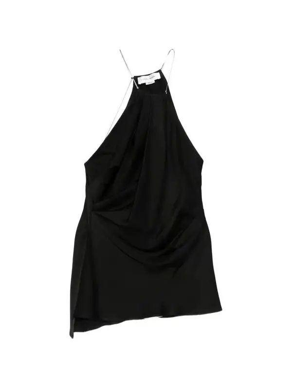 Victoria Beckham Halterneck Draped Blouse