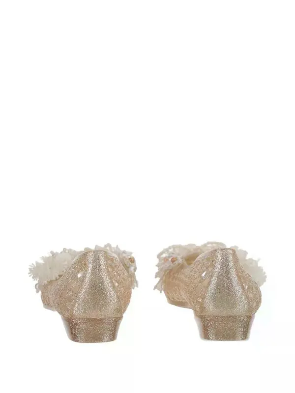 HEAVENLY JELLY Bead-embellished Ballet Flats