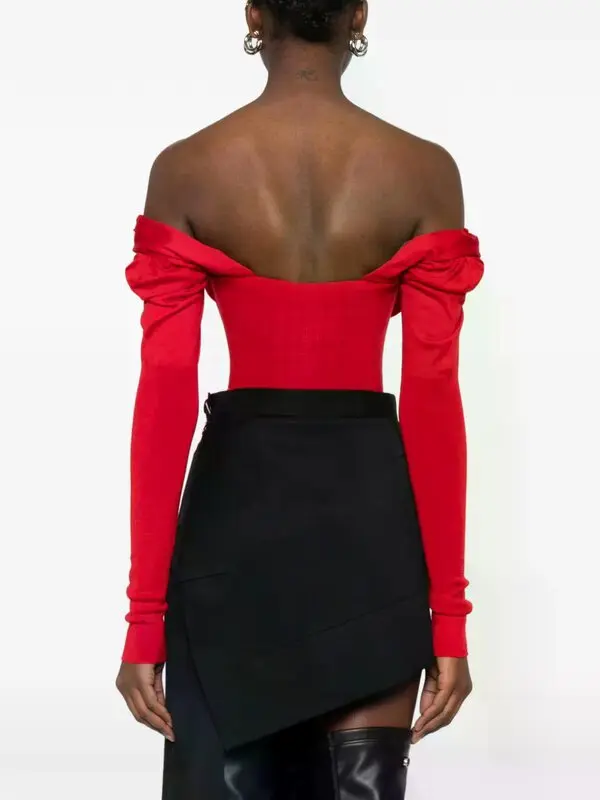 VIVIENNE WESTWOOD Bea Corset Cardigan - Red