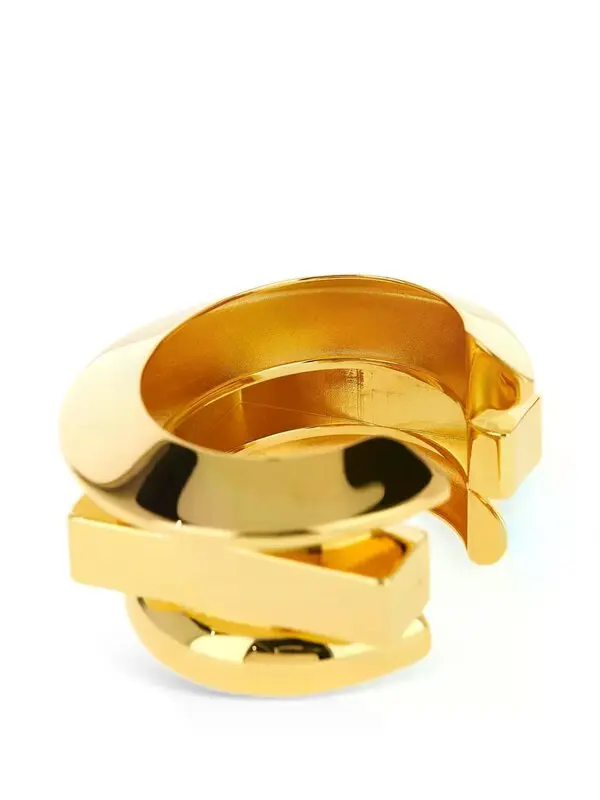 Elisabetta Franchi Logo-detail Cuff Bracelet