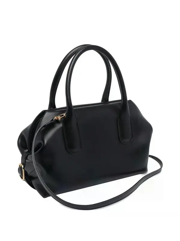 THEMOIRE Small Dalia Top-handle Tote Bag - Black