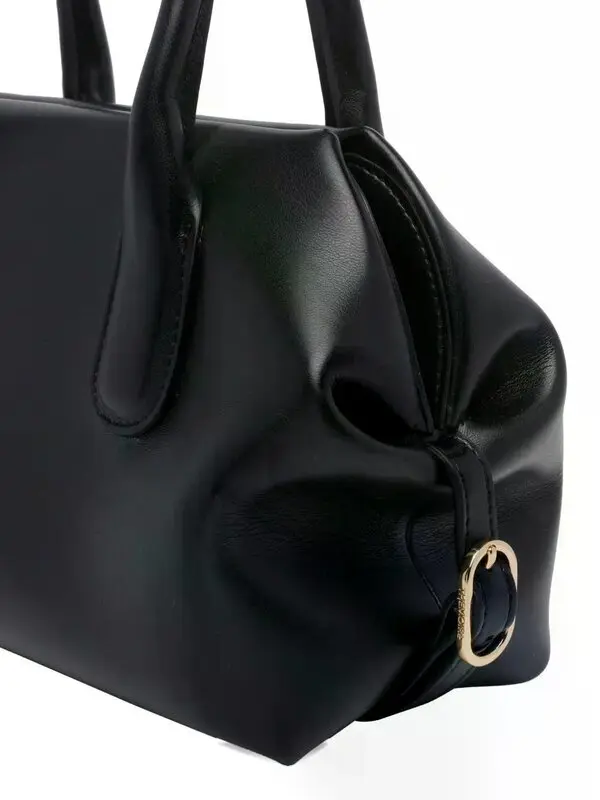 THEMOIRE Small Dalia Top-handle Tote Bag - Black