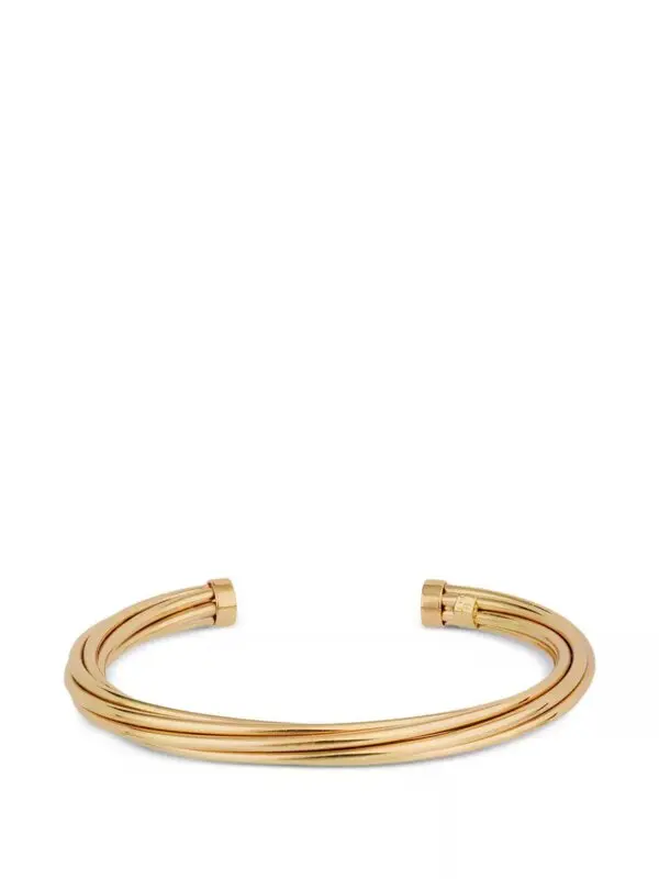 Gas Bijoux Atik Twisted Brass Bracelet - Gold
