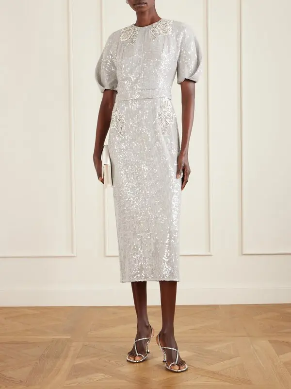 knee length dresses for ladies Gray Chiffon Layered Dress – Handmade High-Low Summer Style main image 0