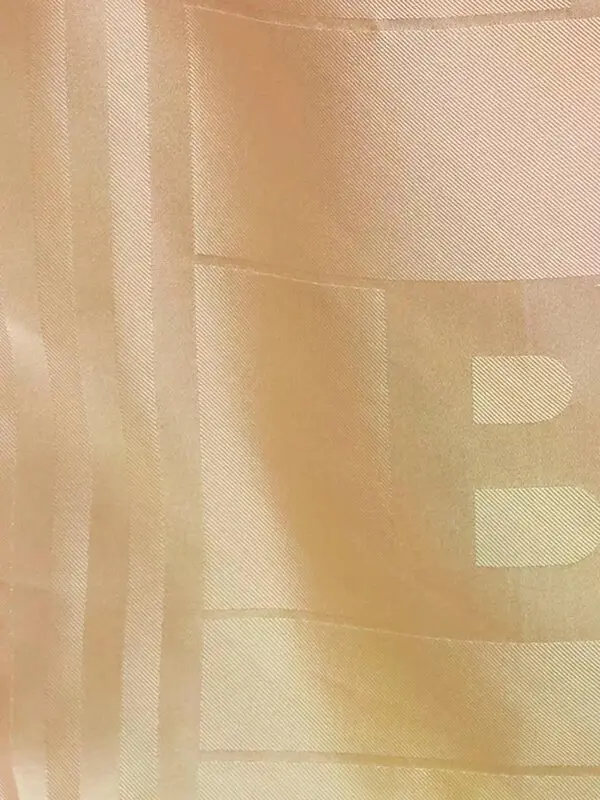 Burberry Logo-monogram Silk Scarf