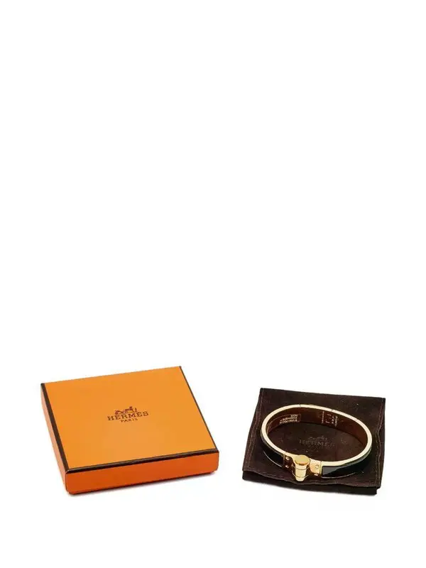 Hermès Hinged Inlay Bracelet