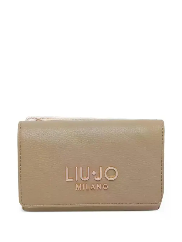 Liu Jo Logo Clip Wallet - Neutrals