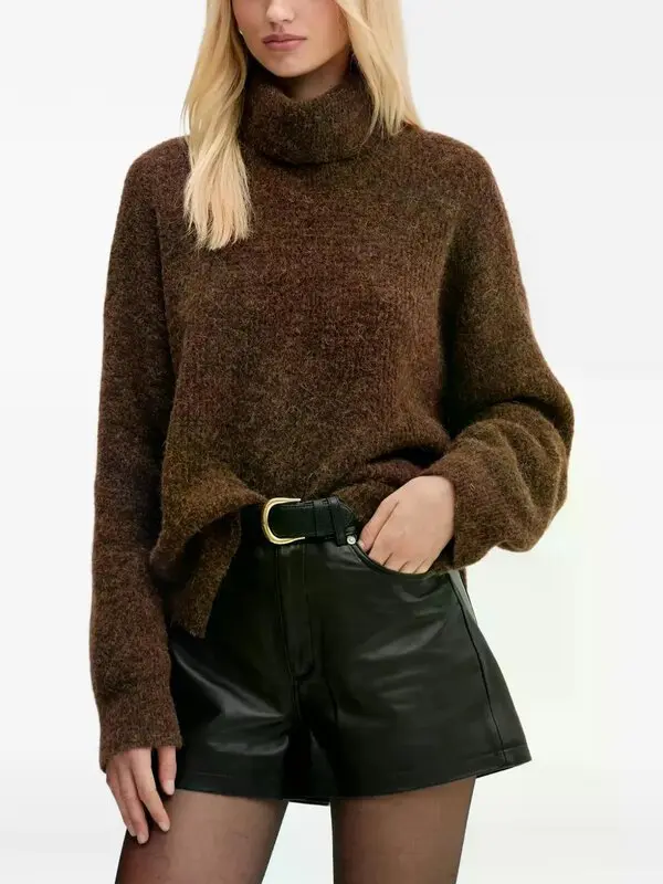 GESTUZ Turtleneck Long Sleeve Sweater