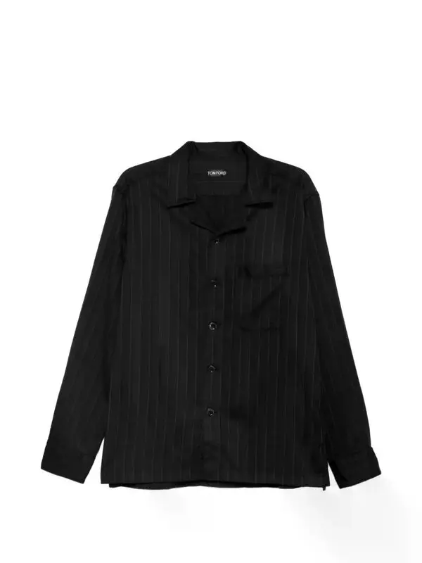 TOM FORD Pinstripe-pattern Pocket Shirt