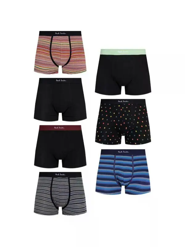 Paul Smith Patterned Boxers - Black