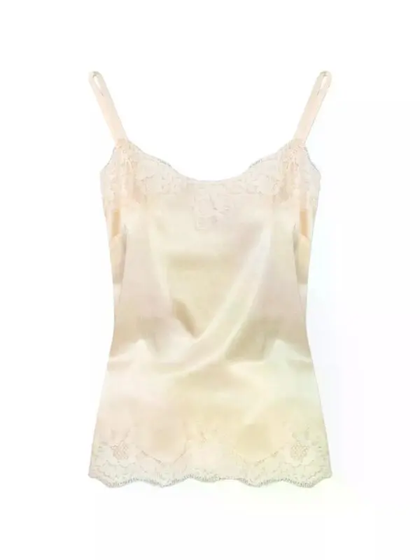 Dolce & Gabbana Laced Pyjama Top - Neutrals