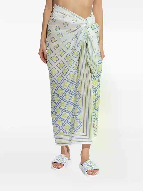 Casablanca Monogram-print Pareo