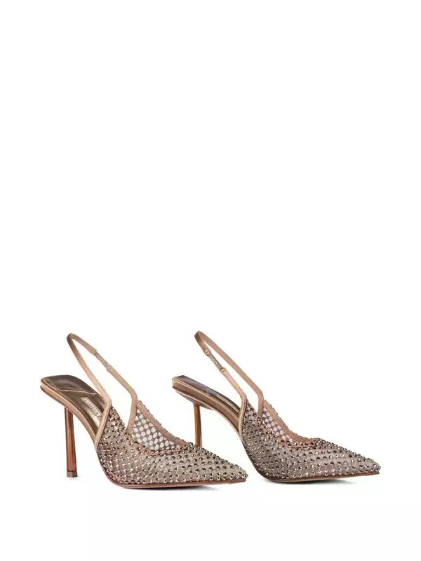 LE SILLA 100mm Gilda Slingback Pumps - Neutrals