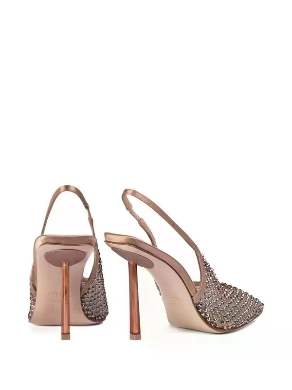 LE SILLA 100mm Gilda Slingback Pumps - Neutrals