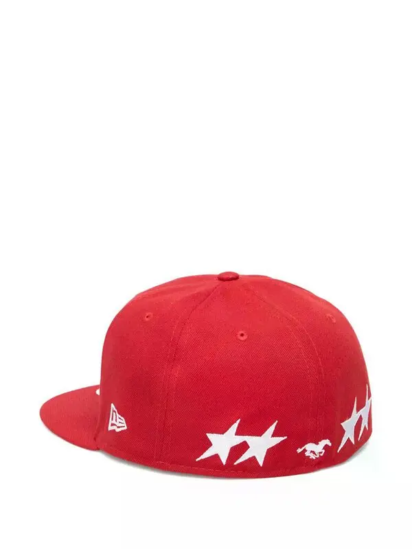 TWOJEYS Star-print Cap With Embroidered Logo