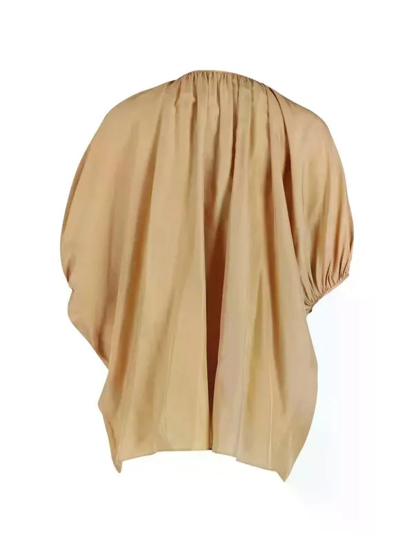 JOSEPH Sanko Puff-sleeved Gathered Blouse