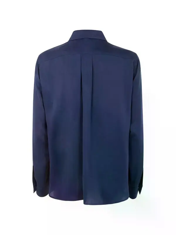 Max Mara Tie-neck Shirt - Blue