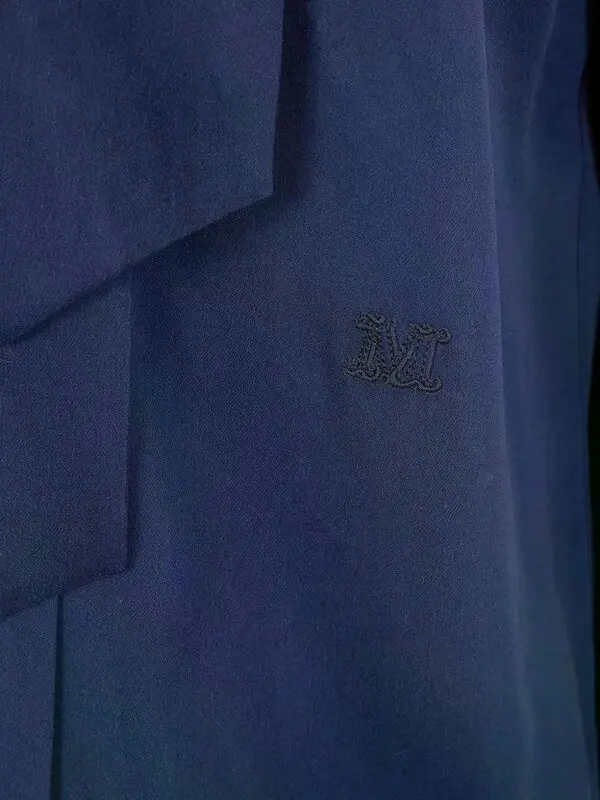 Max Mara Tie-neck Shirt - Blue