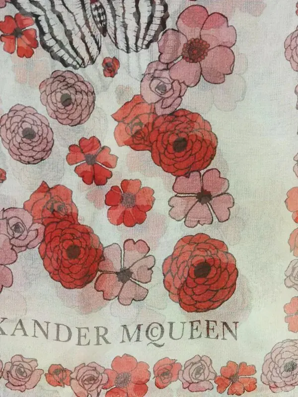 Alexander McQueen Floral-pattern Scarf