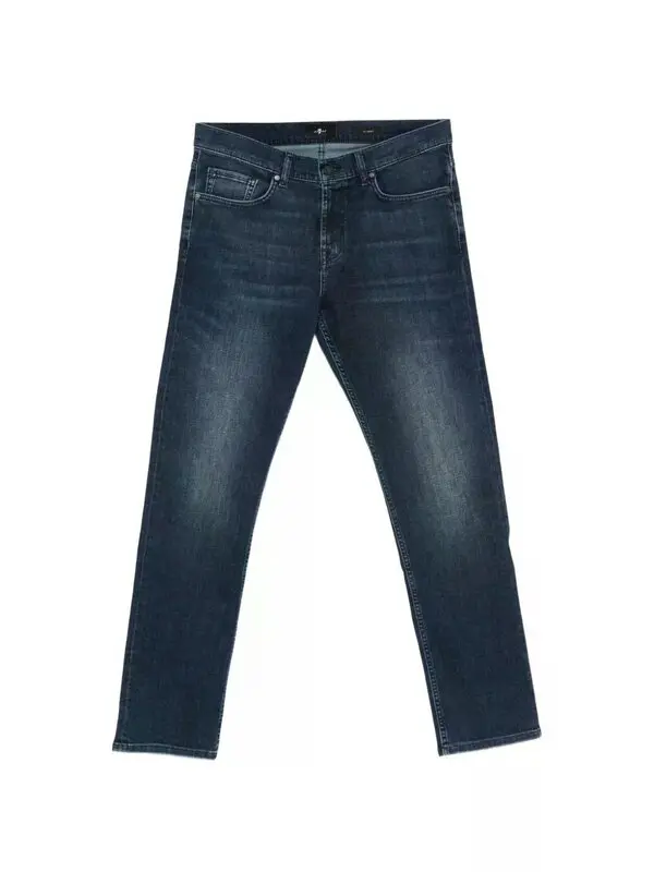7 For All Mankind Slimmy Five-pocket Denim Jeans - Blue