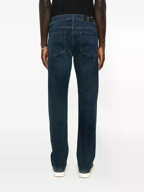 7 For All Mankind Slimmy Five-pocket Denim Jeans - Blue