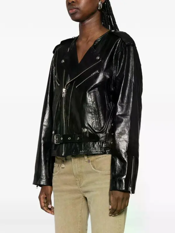 R13 Zipped Belted Jacket