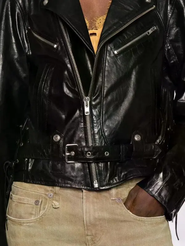 R13 Zipped Belted Jacket
