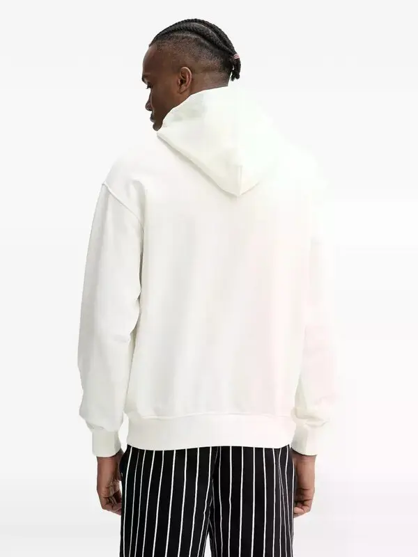 INBETWEENERS Motif-print Hooded Hoodie - Neutrals