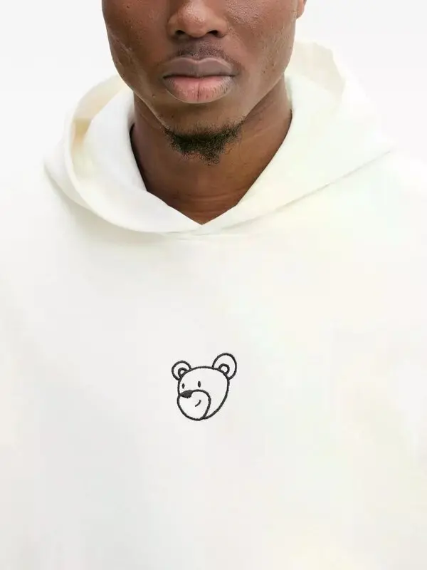 INBETWEENERS Motif-print Hooded Hoodie - Neutrals