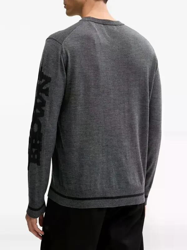Iceberg Long-sleeve Sweater With Embroidered Motif
