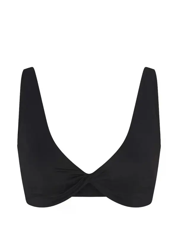 SKIMS X Nike Twist-front Sport Bra - Black