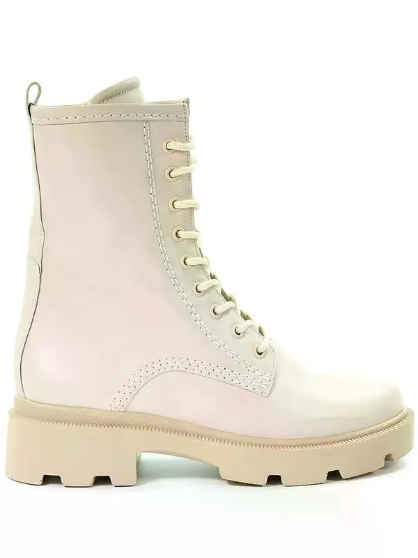 Gabor Leather Lace-up Boots - Neutrals
