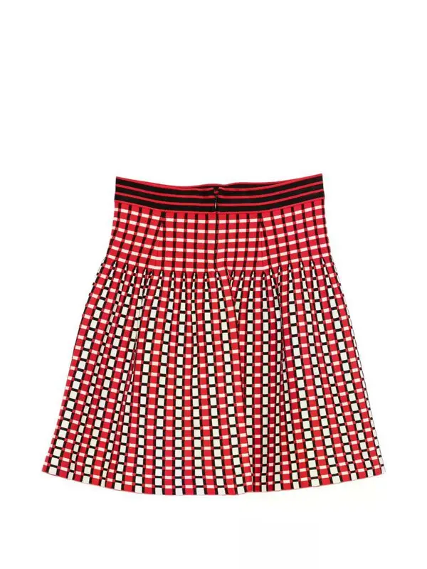 Prada Elasticated Waist Pleated Skirt