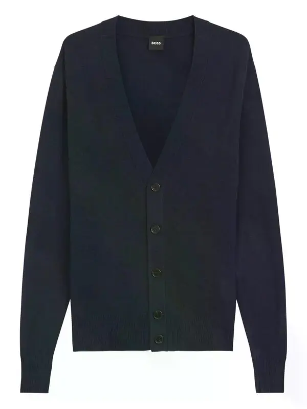 BOSS Cashmere Cardigan - Blue