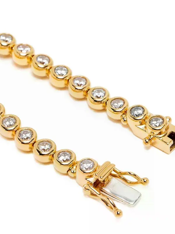 MISSOMA Bezel-set Zirconia Tennis Bracelet