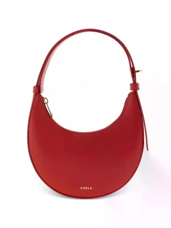 Furla Mini Delizia Leather Shoulder Bag - Red