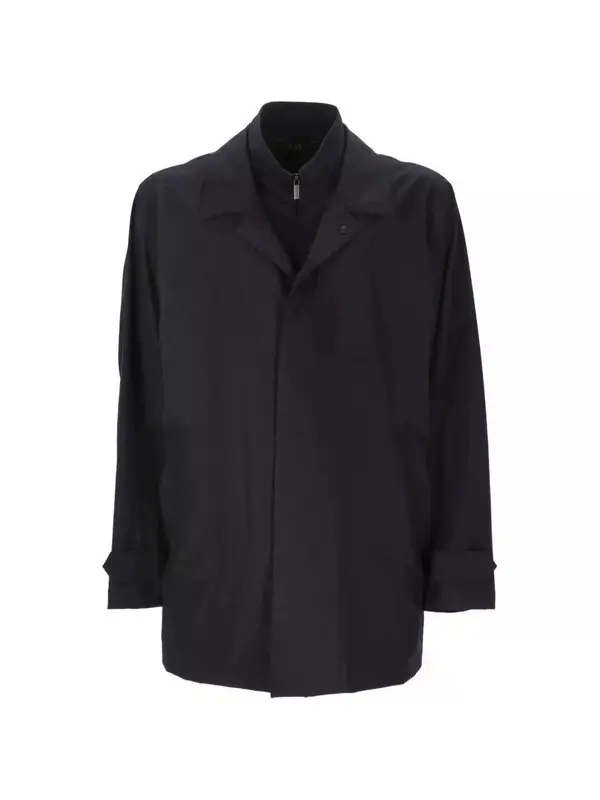 FAY Long-sleeve Coat - Blue