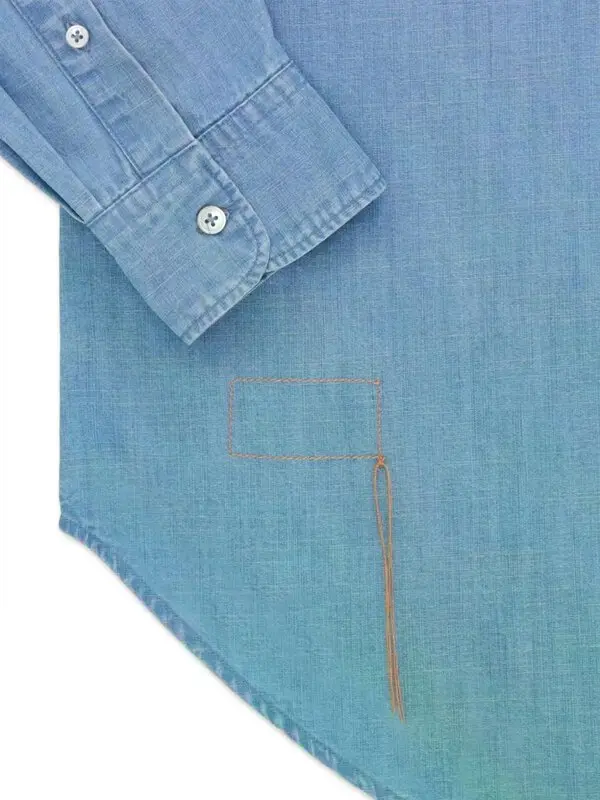 FORTELA King Chest-pocket Chambray Shirt